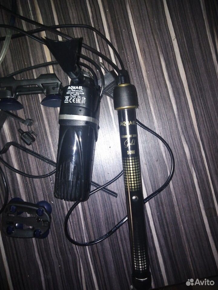 Фильтр и обогреватель для аквариума aquael