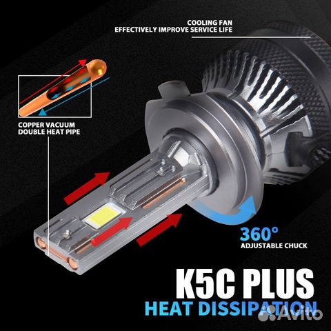 LED лампы D2s D4s - Dawn Knight - K5C Plus (4300K) купить в ...
